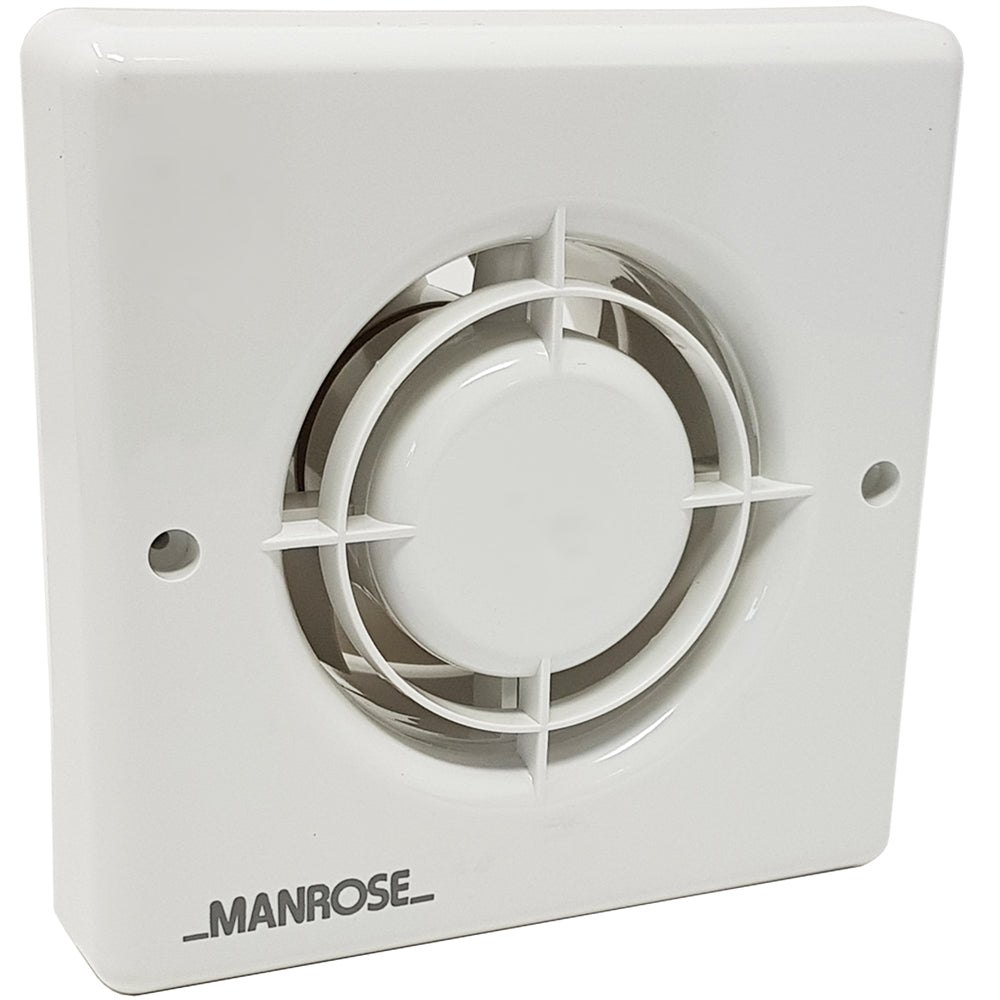 Manrose XF100W White Plastic Fan Cover For XF100, QF100 Range – Fans4less