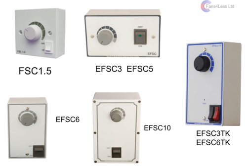 EFSC Electronic Speed Controllers Plate Kitchen Short Cased Fans 1.5 t ...