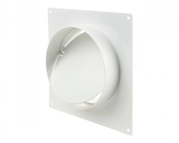 4" 100mm - Wall Plate With Spigots Connector Back Draft Shutter – Fans4less
