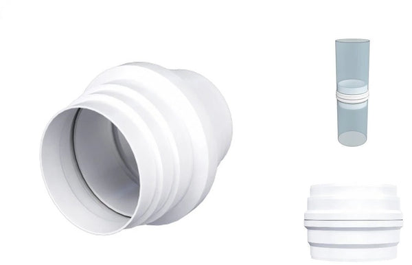 4" 100mm Condensation Duct Connector – Fans4less
