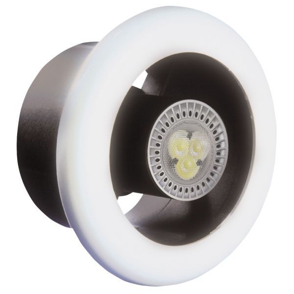 LEDSL 100mm Manrose LED Showerlite - Warm Bulb - Chrome or White ...